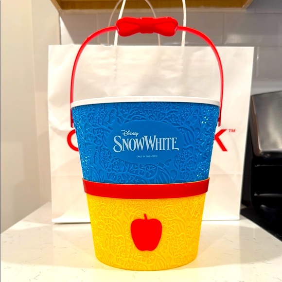 Disney | Dining | Newdisney Snow White Blue And Yellow Popcorn Bucket ...